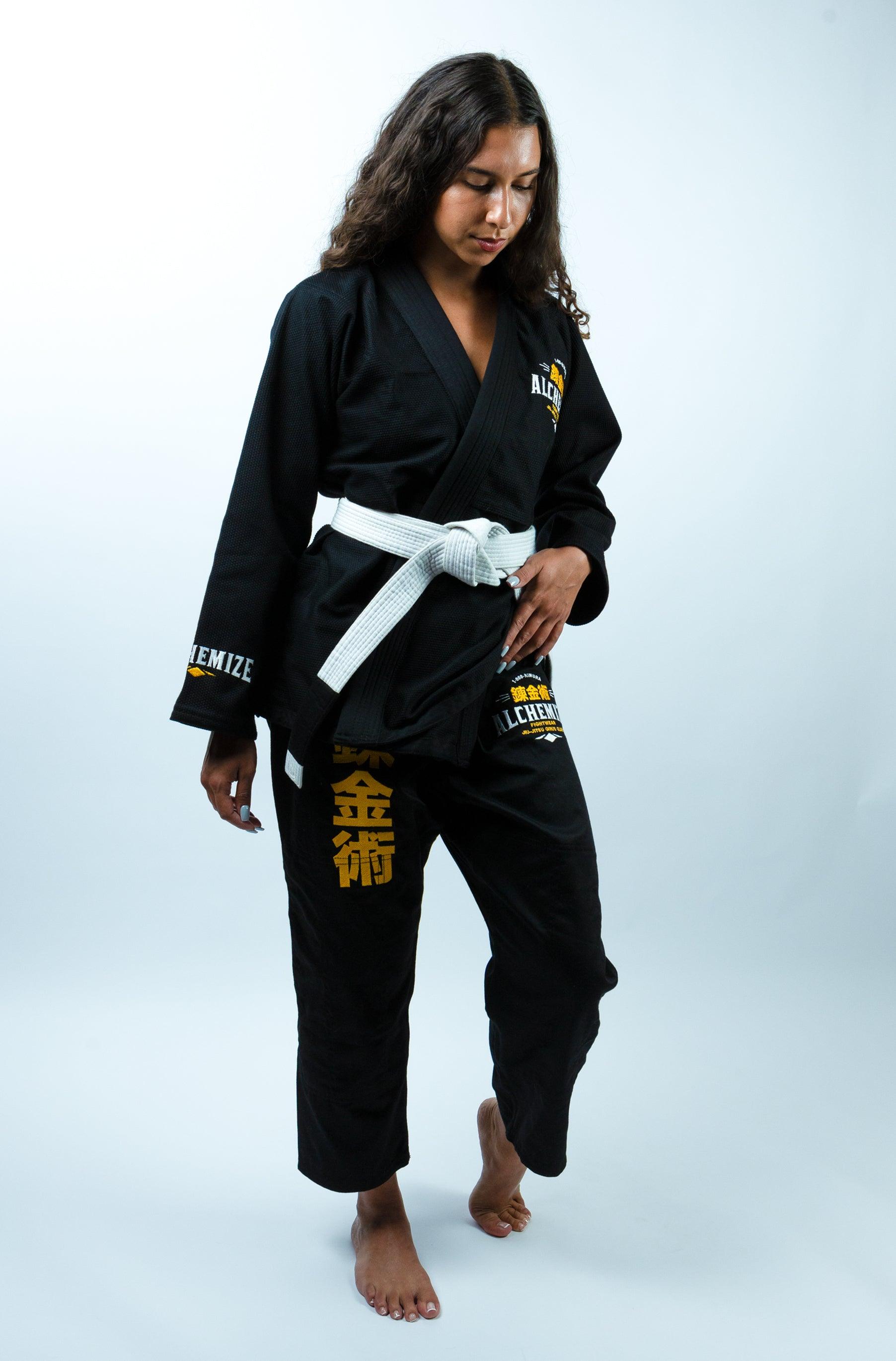 Kimura Women's Jiu Jitsu Gi Jacket - Black – Alchemize Fightwear